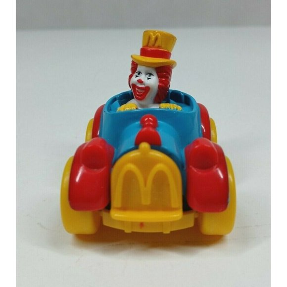 McDonald's | Toys | 989 Ronald Mcdonald Clown In A Car Happy Meal Toy ...